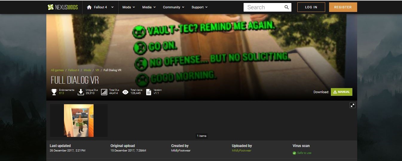 Essential Fallout 4 VR Mods for Rift, Quest, PCVR