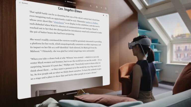 Apple Vision Pro’s Eye Tracking Interface on Quest Pro