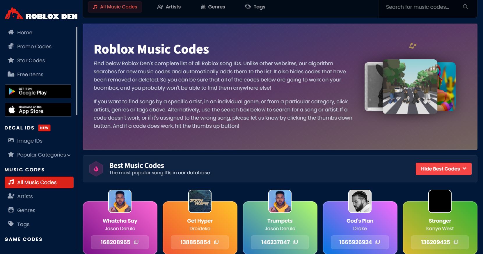 Roblox VR Best Songs and Music Code Guides | VR Beginners Guide